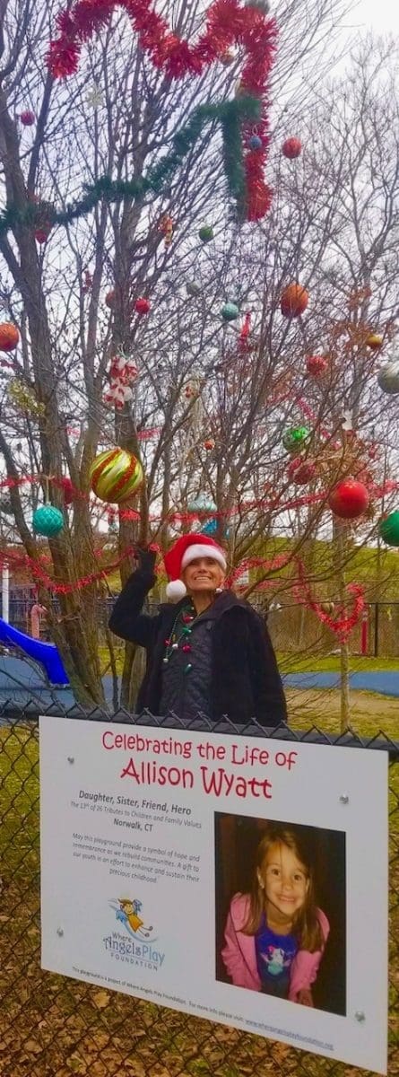 Norwalk photos: Decorating The Allison Wyatt Playground | Nancy on Norwalk