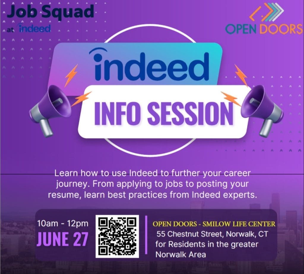 Job Seekers Invited to Indeed Info Session Hosted by Open Doors ...